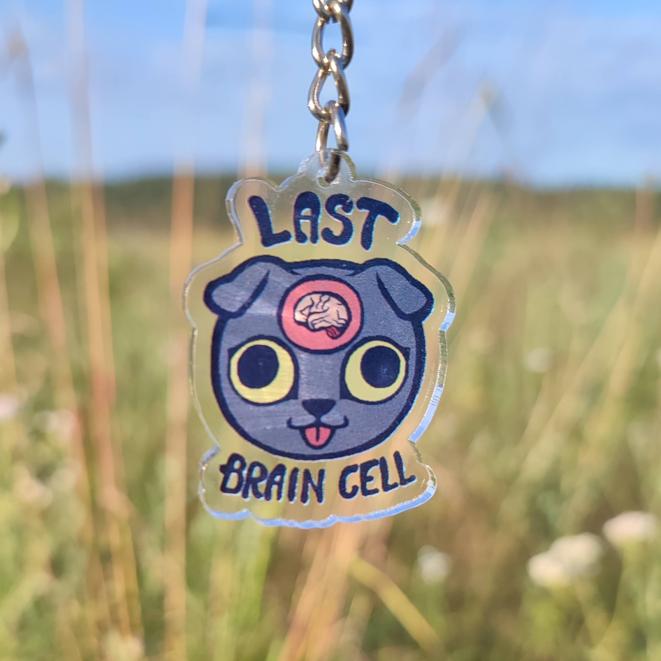 Last brain cell, акриловый брелок - Greenwolf Shop
